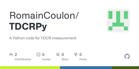 GitHub RomainCoulon TDCRPy A Python Code For TDCR Measurement