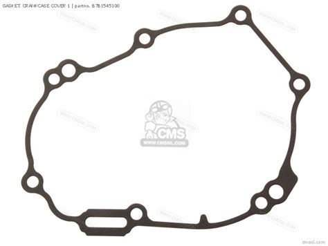 B7b1545100 Gasket Crankcase Cover 1 Yamaha Buy The B7b 15451 00 00 At Cmsnl