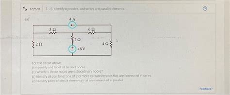 Solved A Exercise 145 Identifying Nodes And Series And