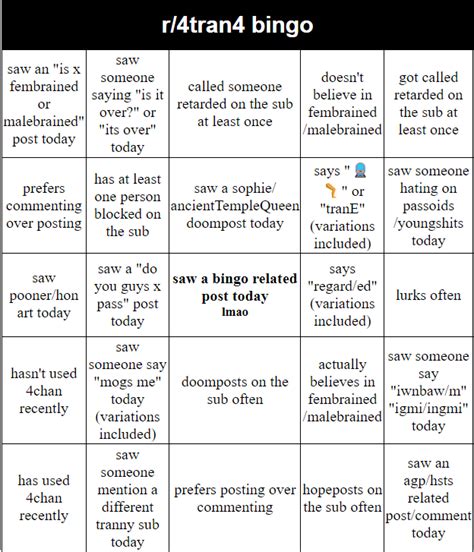 R 4tran4 Bingo R 4tran4