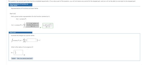 Solved Representations Of Functions As Power Series Part Chegg