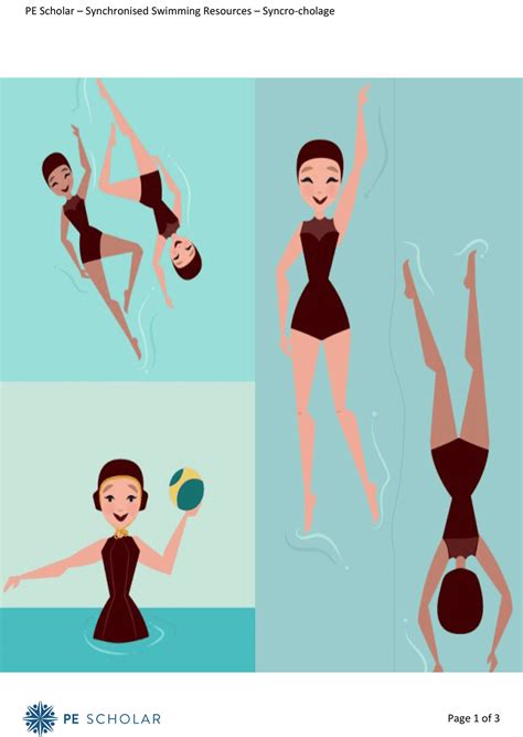 Synchronised Swimming Resources Pe Scholar