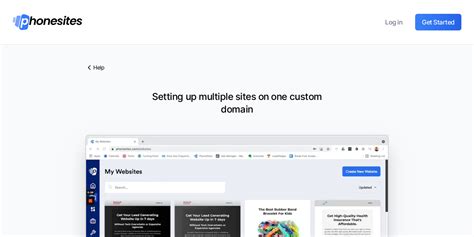 Setting Up Multiple Sites On One Custom Domain