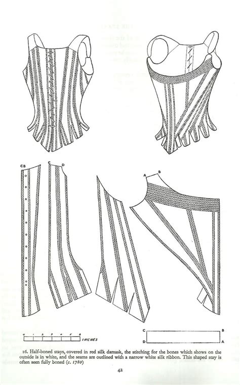 Corsets And Crinolines 18th Century Stays Stays Pattern 18th Century