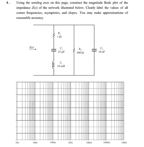 Solved Using The Semilog Axes On This Page Construct The
