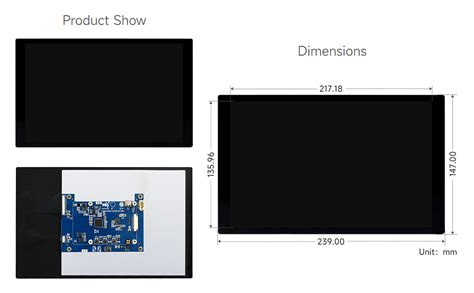 Waveshare Inch Capacitive Touch IPS Display Compatible With Raspberry Pi B B A