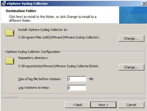 configuring syslog in esxi and vsphere syslog collector bluebox