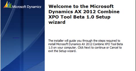 Venkatesh Dynamics Ax Combine Xpo Tool For Microsoft Dynamics Ax