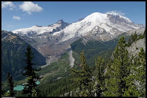 Mount Rainier Viewed From The Sunrise Rim Trail Mount Rainier