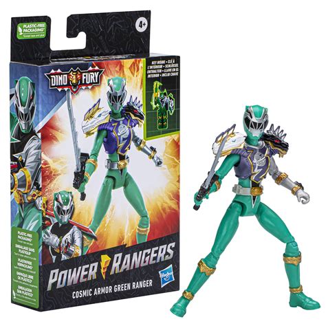 Power Rangers Dino Fury Cosmic Armor Green Ranger Power Rangers Toys