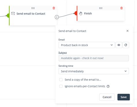 Workflow Event Product Is Back In Stock Support Salesmanago