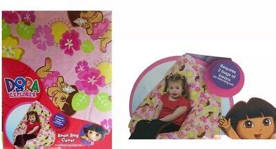 Dora The Explorer Designer Bean Bag Licensed Bnwt Pink Flowers And Dora