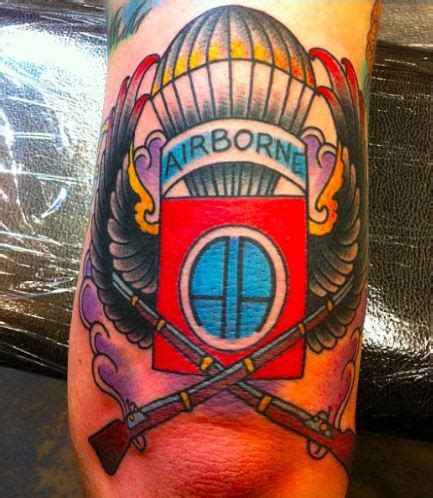 82nd Airborne Patch Tattoo