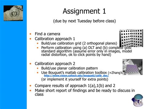 Ppt Camera Calibration And Single View Metrology Class 4 Powerpoint Presentation Id 672751