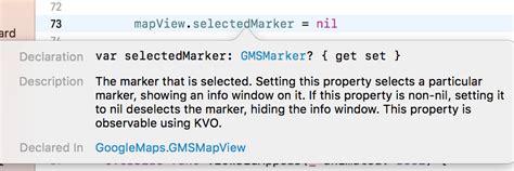 Xcode How To Deselect A Marker In Google Maps Swift Stack Overflow