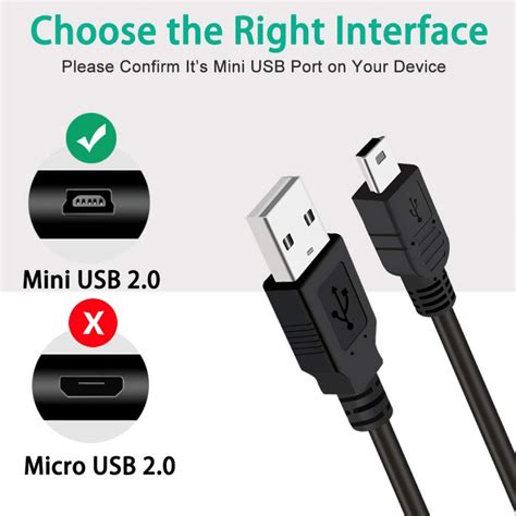 Usb To Mini Usb V3 Cable Type A To Mini B Charging And Data Cable Usb2