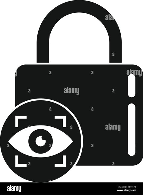 Padlock Authentication Icon Simple Illustration Of Padlock