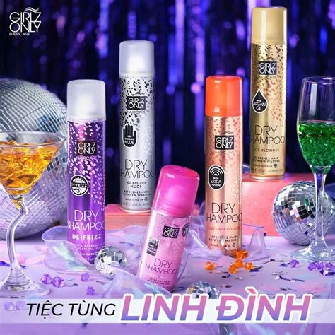 Dầu Gội Khô Girlz Only Dry Shampoo Party Nights Dawn Til Dusk