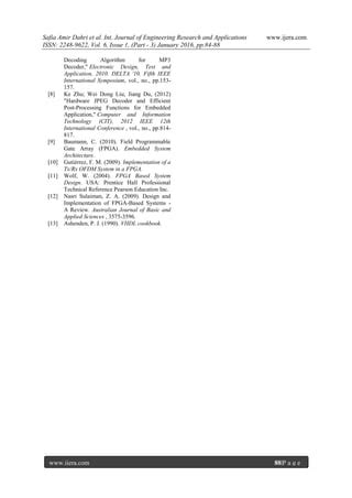 Implementation Of Huffman Decoder On Fpga PDF