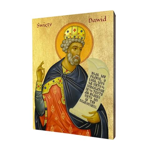 King David Icon Etsy