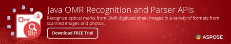 aspose omr java class library for digital marks extraction