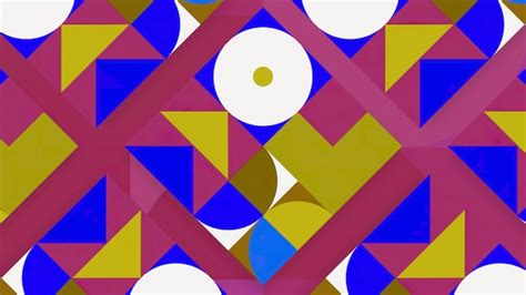 Premium Photo Stylish Animation With Colorful Geometric Shapes Motion Application In Animation