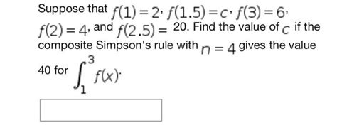Solved Suppose That F F Cf F And Chegg Com