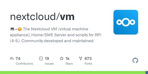 GitHub Nextcloud Vm The Nextcloud VM Virtual Machine Appliance Home SME Server And
