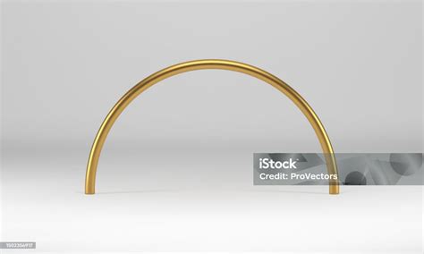 제품 프리젠테이션 사실적인 벡터를 위한 황금 3d 아치형 스튜디오 배경 기초 금색에 대한 스톡 벡터 아트 및 기타 이미지 금색 아치 건축적 특징 3차원 형태 Istock