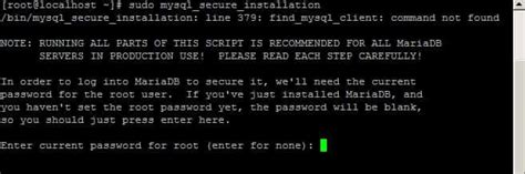 Securing Mysql Server Mariadb With Mysqlsecureinstallation Yallalabs