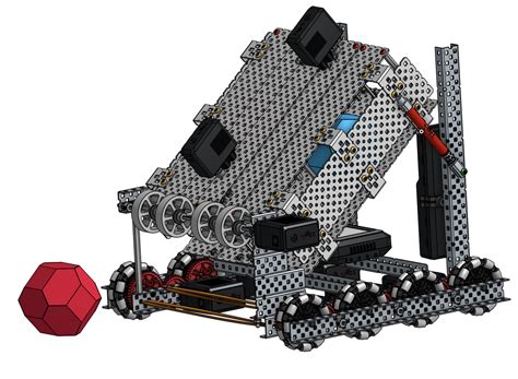 “3d Cad Designed Vex V5 Robot For Competitive Robotics 4 Steps