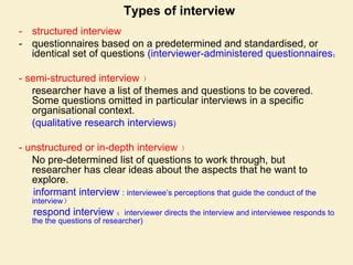 Types Of Interview Ppt Educational Assessment Education