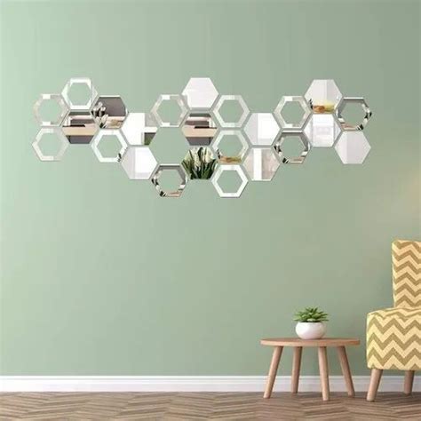 Wall Stickers24 Pieces Removable Diy Acrylic Bedroom Art Aesthetic