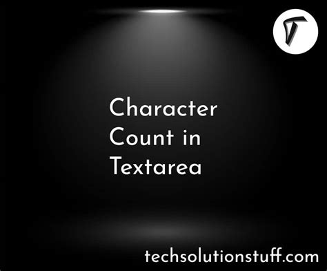 Character Count In Textarea