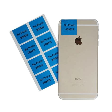 Customized VOID OPEN Security Label Mobile Phone Camera Non Transfer Tamper Evident Label