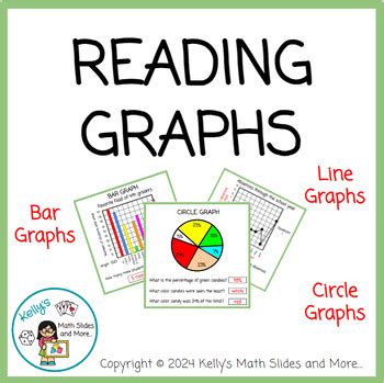 Reading Graphs Bar Graphs Circle Graphs And Line Graphs Digital Printable