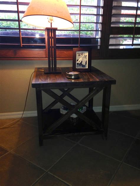 Rustic End Table Ana White