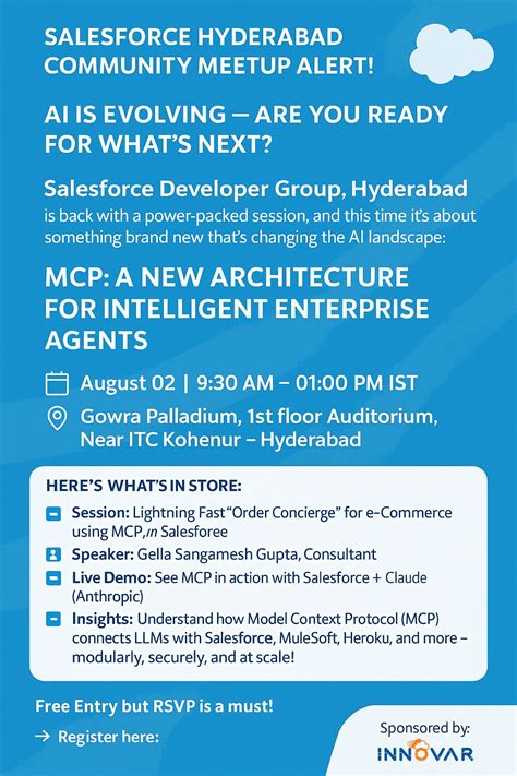 Salesforcedevelopers Agentforce Trailblazercommunity Hyderabadmeetup Sfdc Developergroup