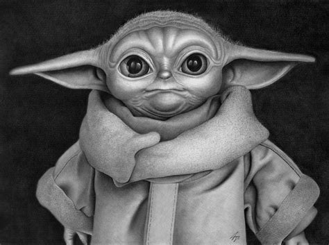 Yoda Face Drawing How To Draw Yoda Feltmagnet