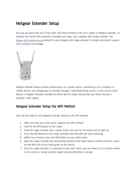 ppt netgear extender setup 2 powerpoint presentation free download