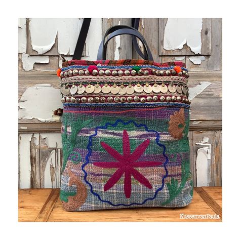 Kantha Bag Boho Bag Tote Bag Shoulderbag Handbag Handmade Bag Summer