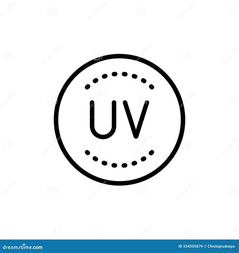 Uv Light For Disinfection Line Icon Ultraviolet Light Icon Uv Ray