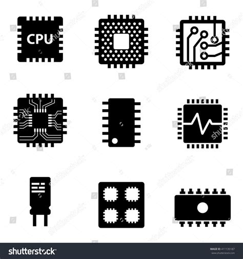 Semiconductor Chip White Over 11107 Royalty Free Licensable Stock Illustrations And Drawings