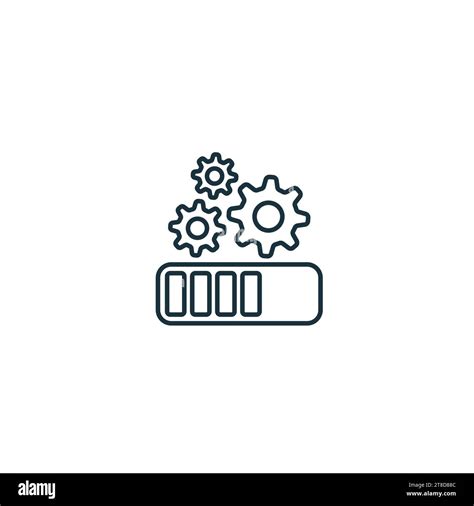 Progress Outline Icon Monochrome Simple Sign From Productivity Collection Progress Icon For