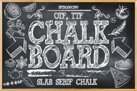 Chalkboard Font Font Canyon
