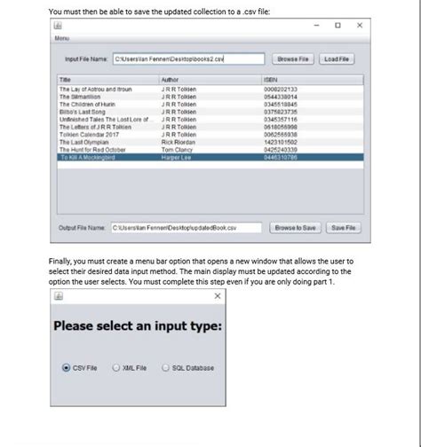 solved option 6 book collection program in this program you