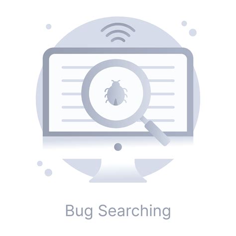 Bug Searching Flat Round Editable Icon 14814099 Vector Art At Vecteezy