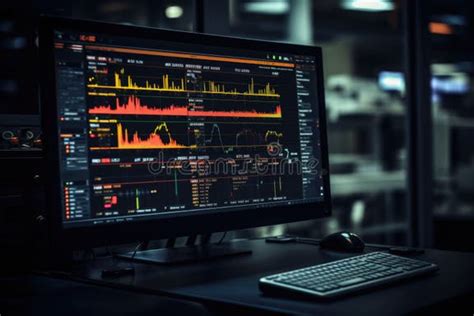 Data Science Scientist Computing Analysing And Visualizing Complex Data Set On Computer Stock
