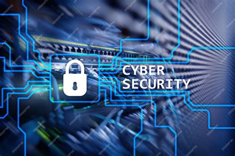 Premium Photo Cyber Security Information Privacy And Data Protection Concept On Server Room