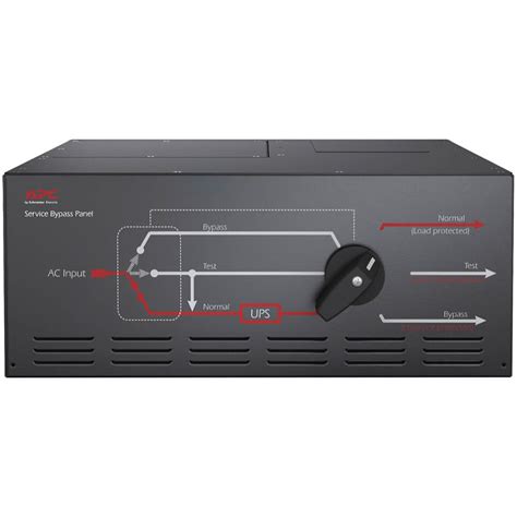 apc service bypass panel 230v mbb 125a hw input iec 320 output 8 c19